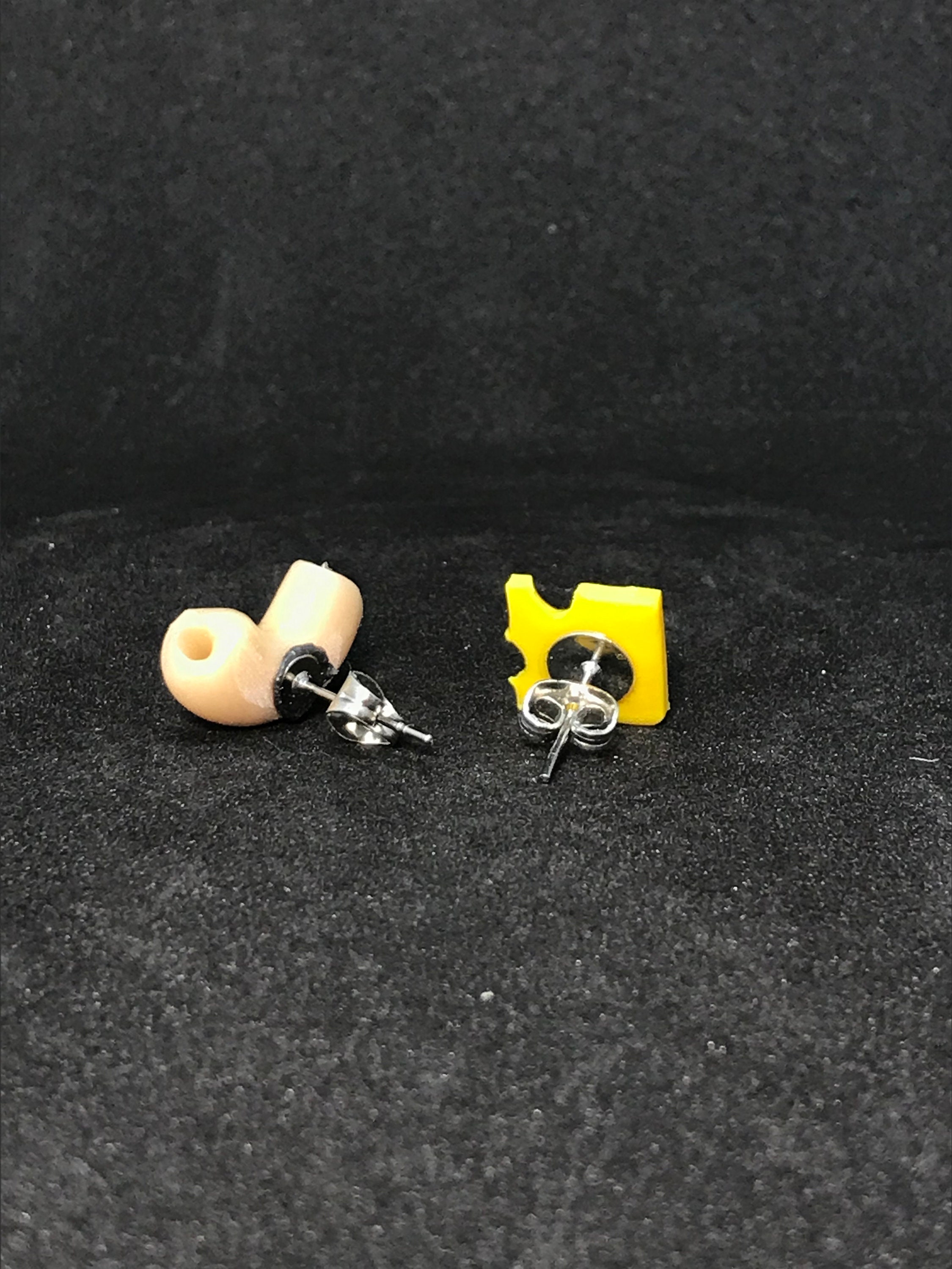 Macaroni and Cheese Earrings - Mac & Cheese Earrings - Mac and Cheese ...