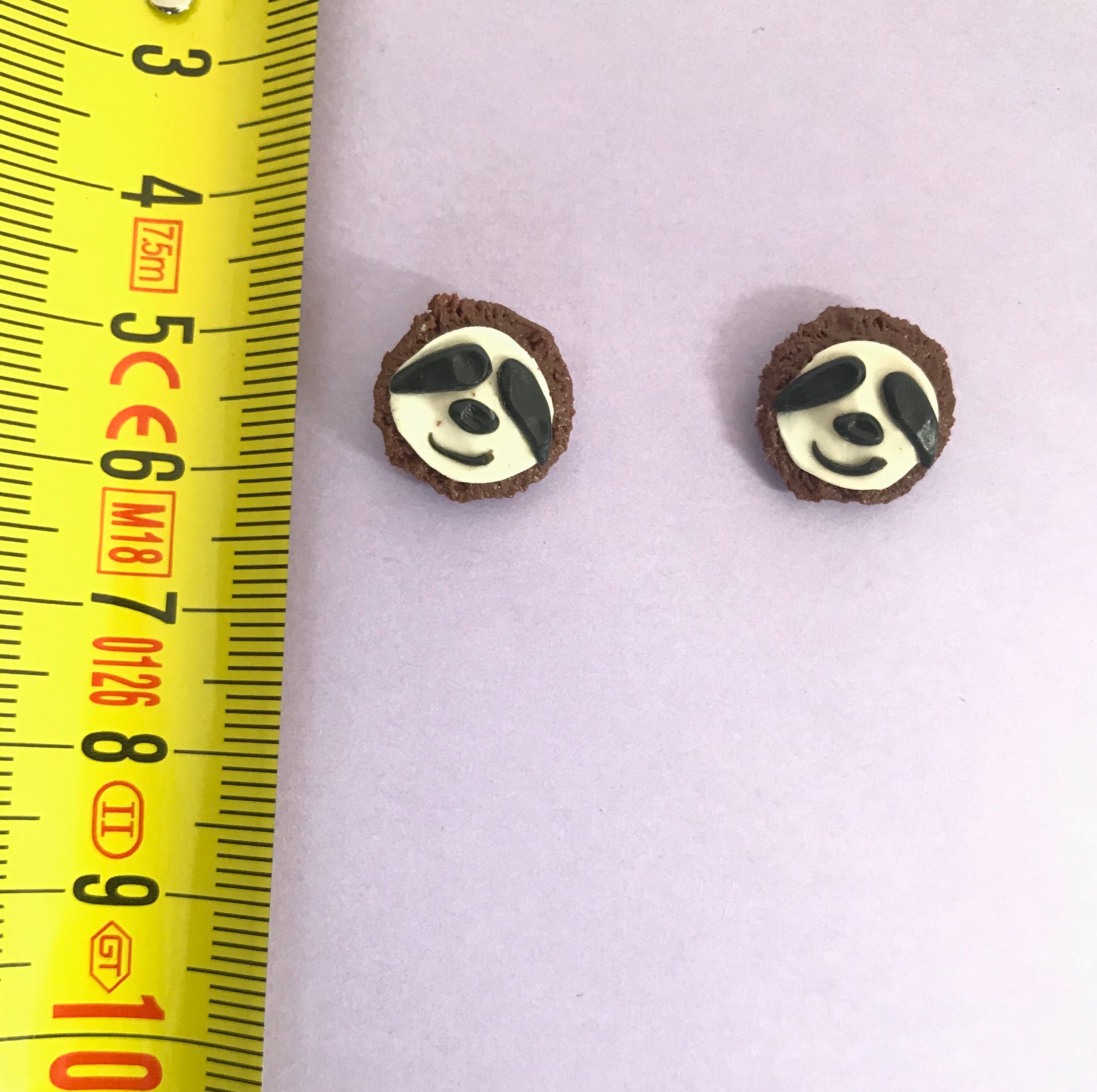 Sloth Earrings Sloths Sloth Dangles Sloth Studs Cute - Etsy