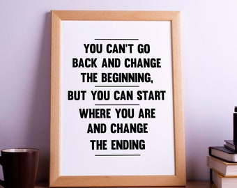 Friedrich Nietzsche Motivational Poster Print, Typography, Classroom ...