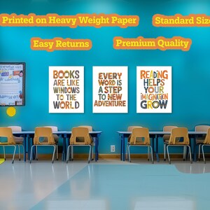Books, Every Word, Reading - Motivational Classroom Decor | Back to ...