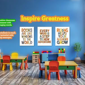 Books, Every Word, Reading - Motivational Classroom Decor | Back to ...