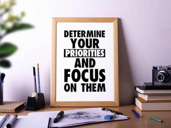 Priorities Poster