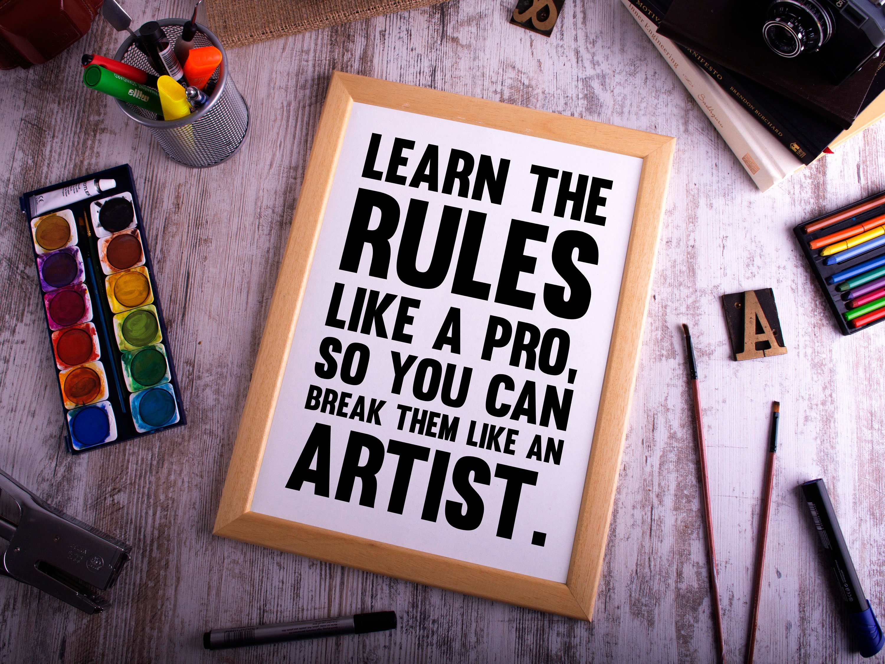 Learn the Rules Like A Pro so You Can Break Them Like an - Etsy