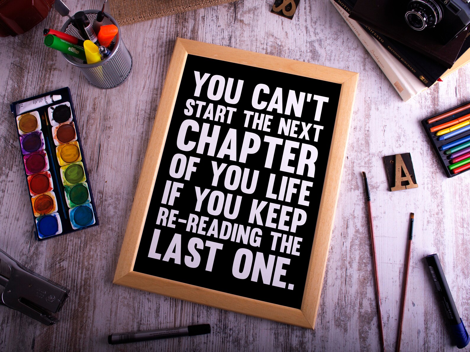 You Can't Start the Next Chapter of Your Life If You Keep - Etsy