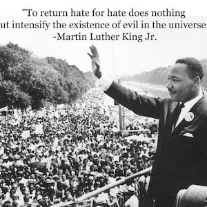 Martin Luther King Jr. Inspirational Motivational Poster - Etsy