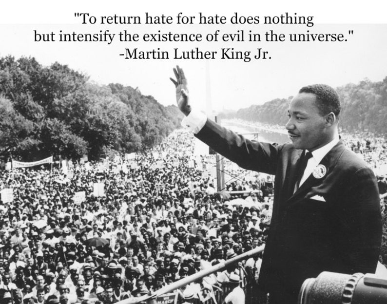 Martin Luther King Jr. Inspirational Motivational Poster - Etsy