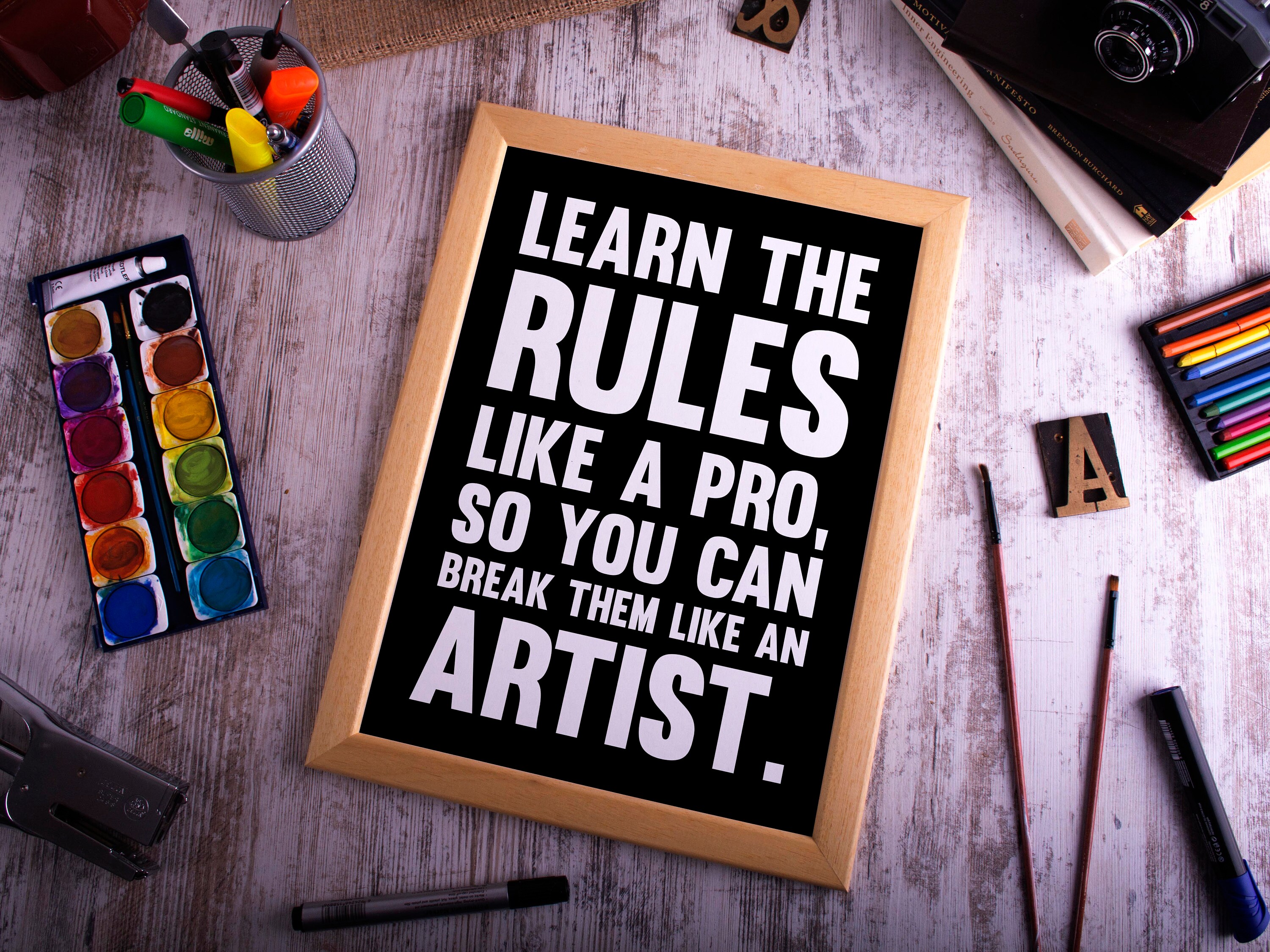 Learn the Rules Like A Pro so You Can Break Them Like an - Etsy