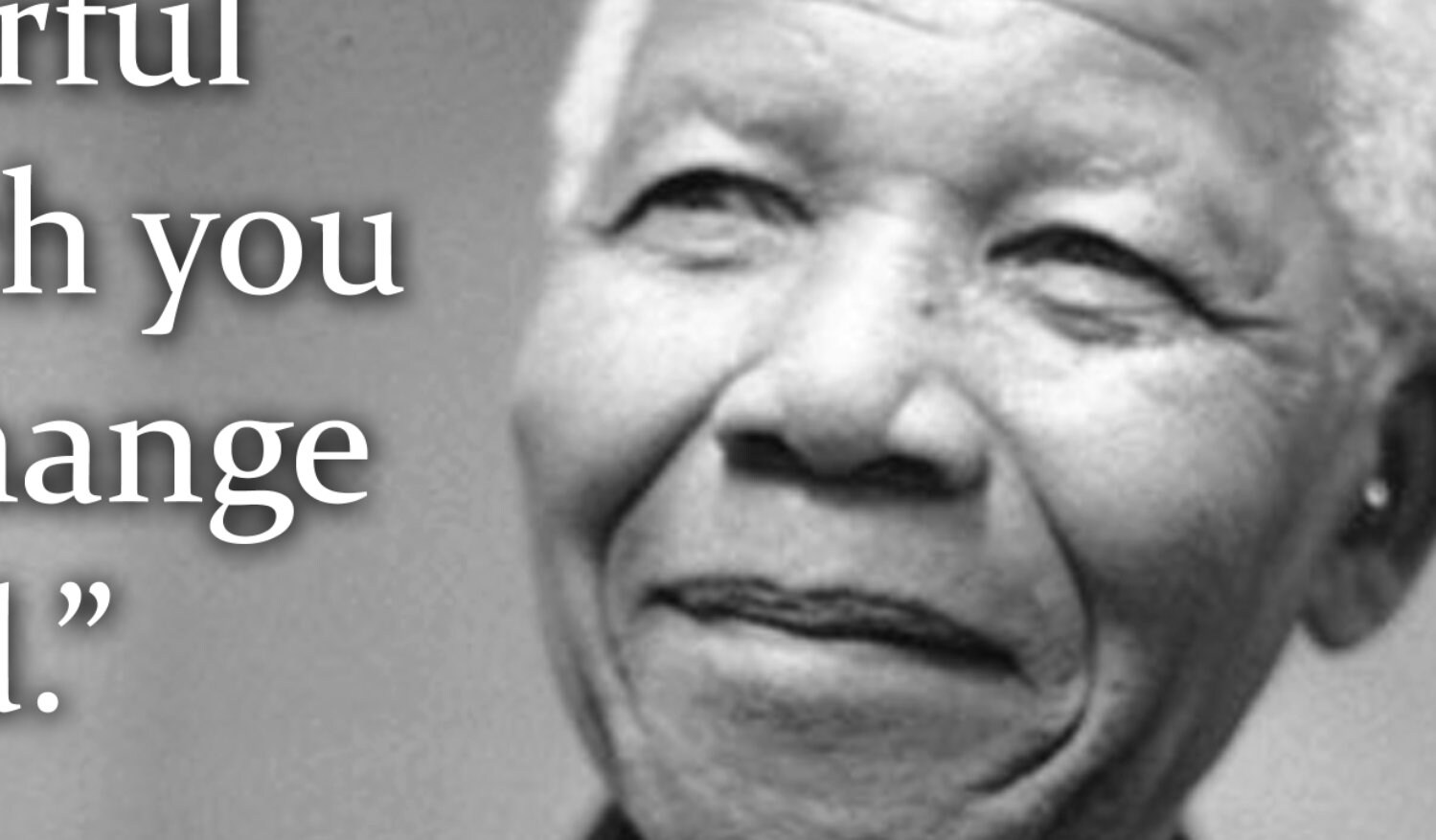 Nelson Mandela Poster Inspirational Quote | Etsy