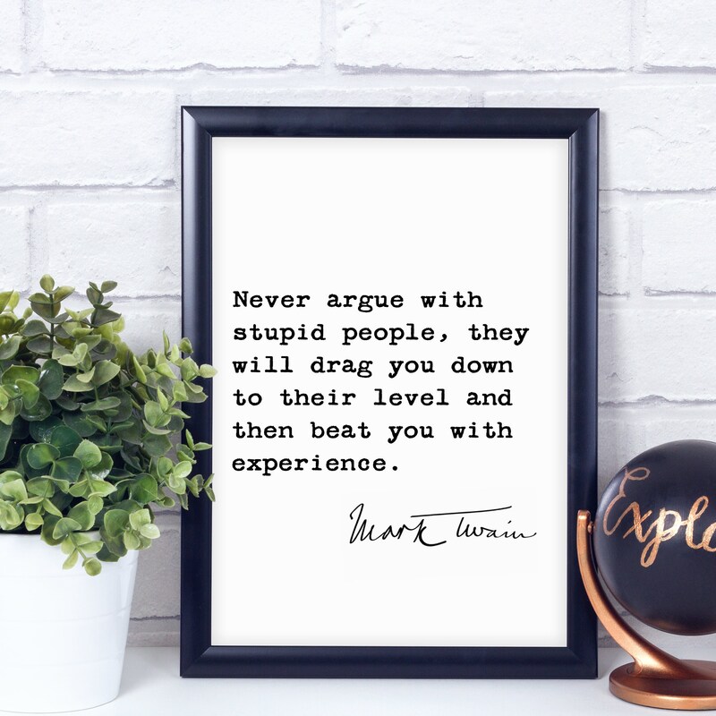 Mark Twain Quote - Etsy