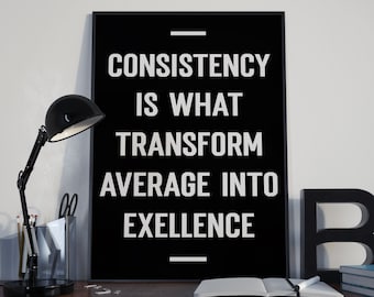 Excellence Poster - Etsy