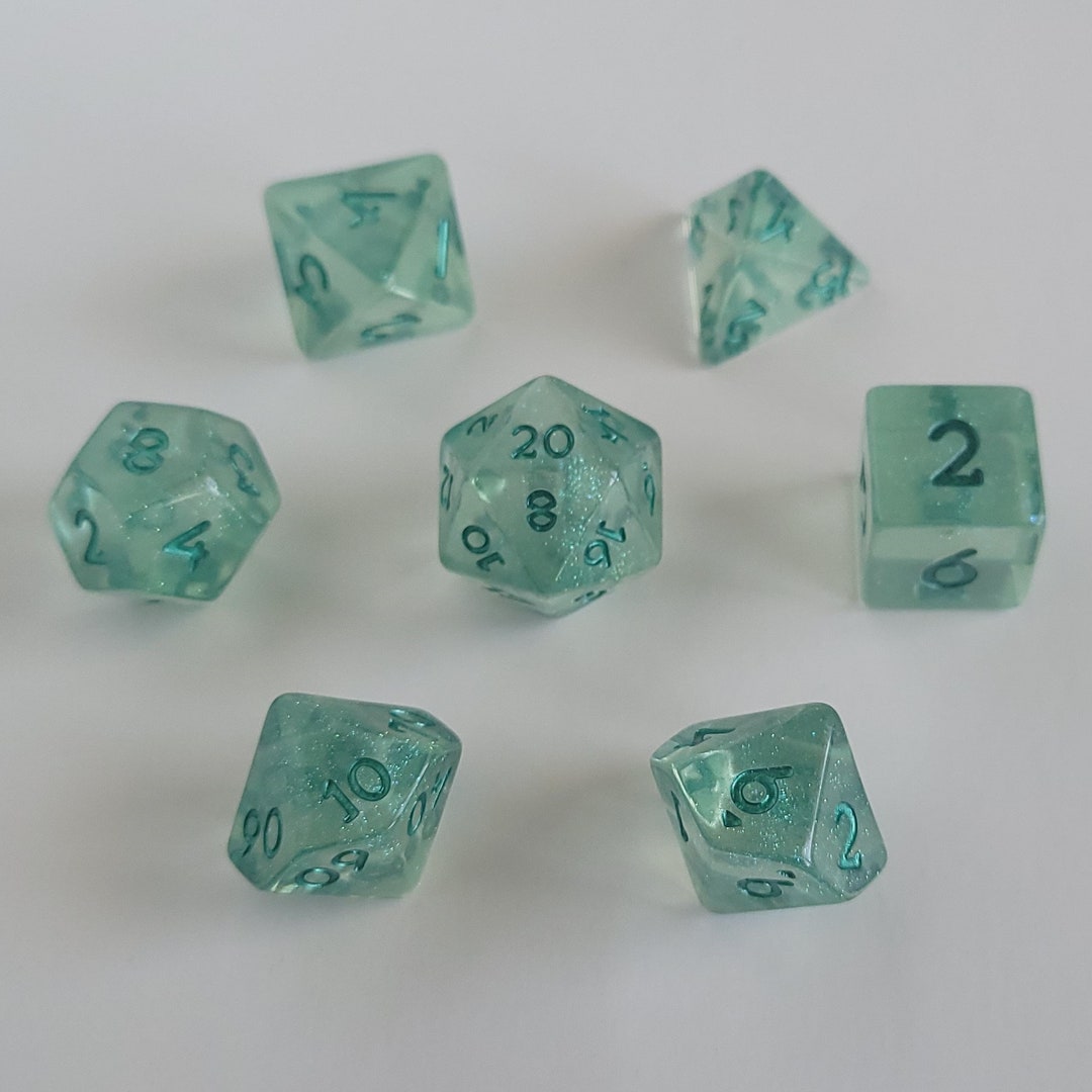 Sprites Envy Polyhedral Dice Set Etsy