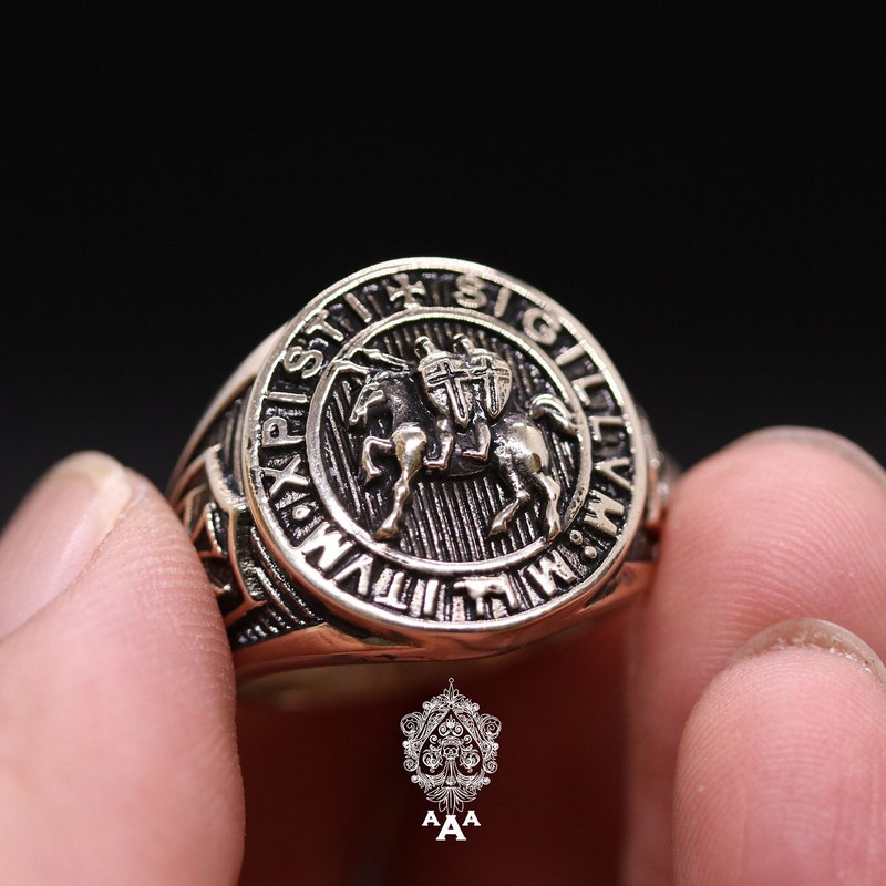 Knight Templar Ring - Etsy