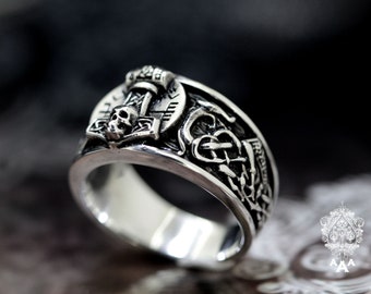 Thor's Ring Mjolnir Viking Ring Norse Viking | Etsy