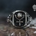Hades Ring Hades Signet Ring Astrology Alphabet Hades (pluto) Ring 925 ...