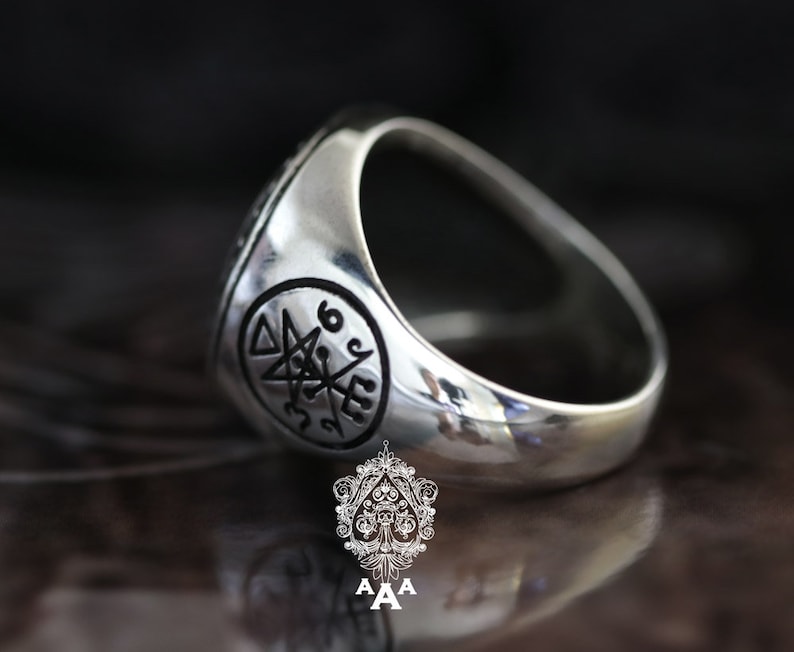 Seal of Lilith Ring Lilith Talisman Lilith Ring 925 Sterling Silver - Etsy