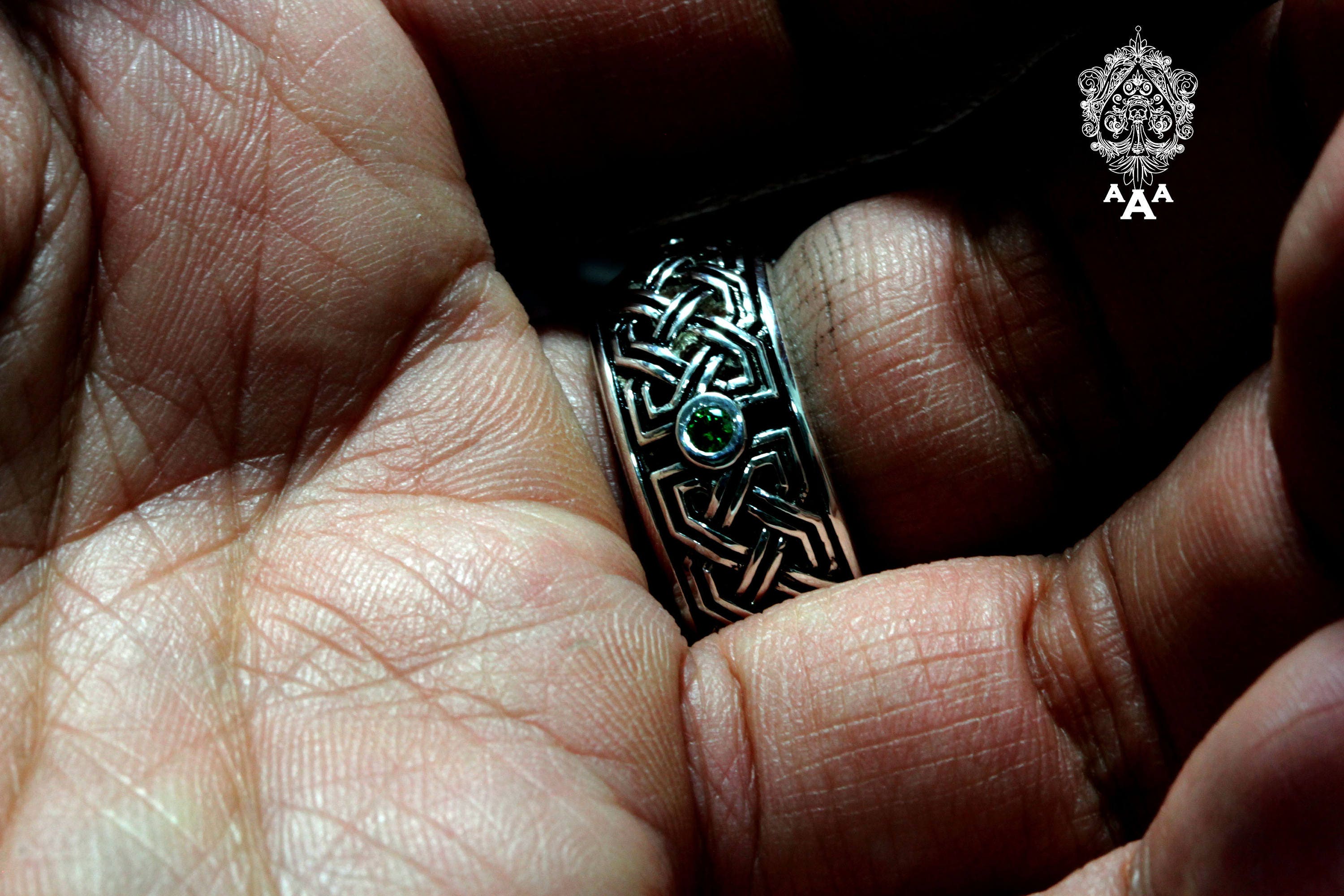 Celtic Ringceltic Knot Ringceltic Silver Ringviking | Etsy