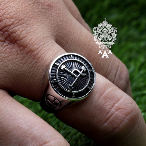 Seal Sigil of Lilith Ring Lilith Sigil Ring Made From 925 | Etsy