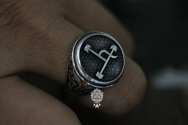 Lilith Sigil Ring Lilith Jewelry Sterling Silver 925 Black. - Etsy
