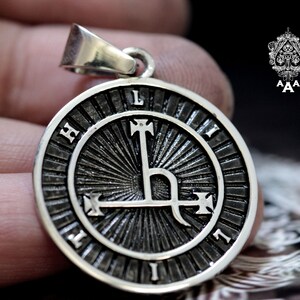 Lilith Sigil Pendant,lilith Sigil Jewelry,sterling Silver 925 Black. - Etsy