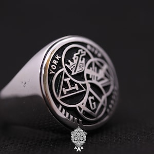 York Rite Ring Silver York Rite Ring Silver 925 York Rite - Etsy