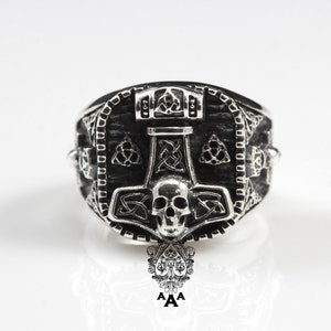 Thors Ring ,thor's Hammer Ring,mjolnir Viking Ring,viking Ring,viking ...
