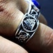 Valknut Ringvalknut Viking Signet Ring Viking Ringviking - Etsy