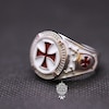 Knights Templar Cross Ring Templar Cross Ring Templar Ring Silver ...