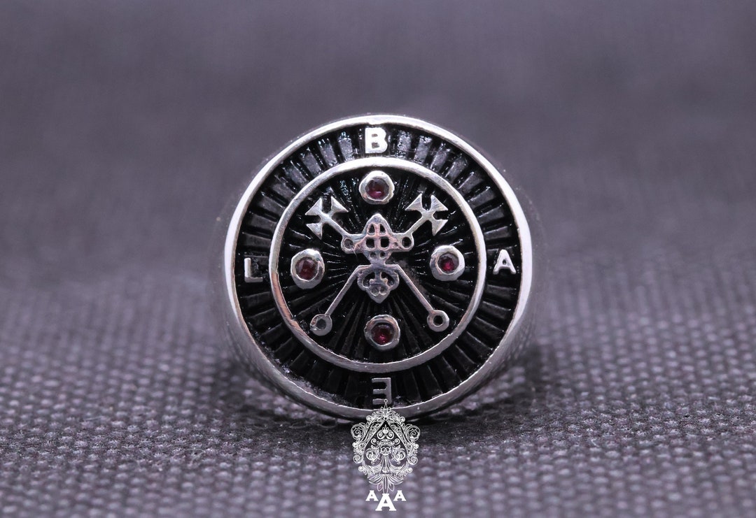Bael Ring Sigil of Bael Ring Silver Bael Ring Silver 925 Bael Ring With ...