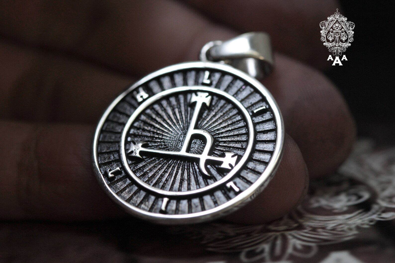 Lilith Sigil Pendant,lilith Sigil Jewelry,sterling Silver 925 Black. - Etsy