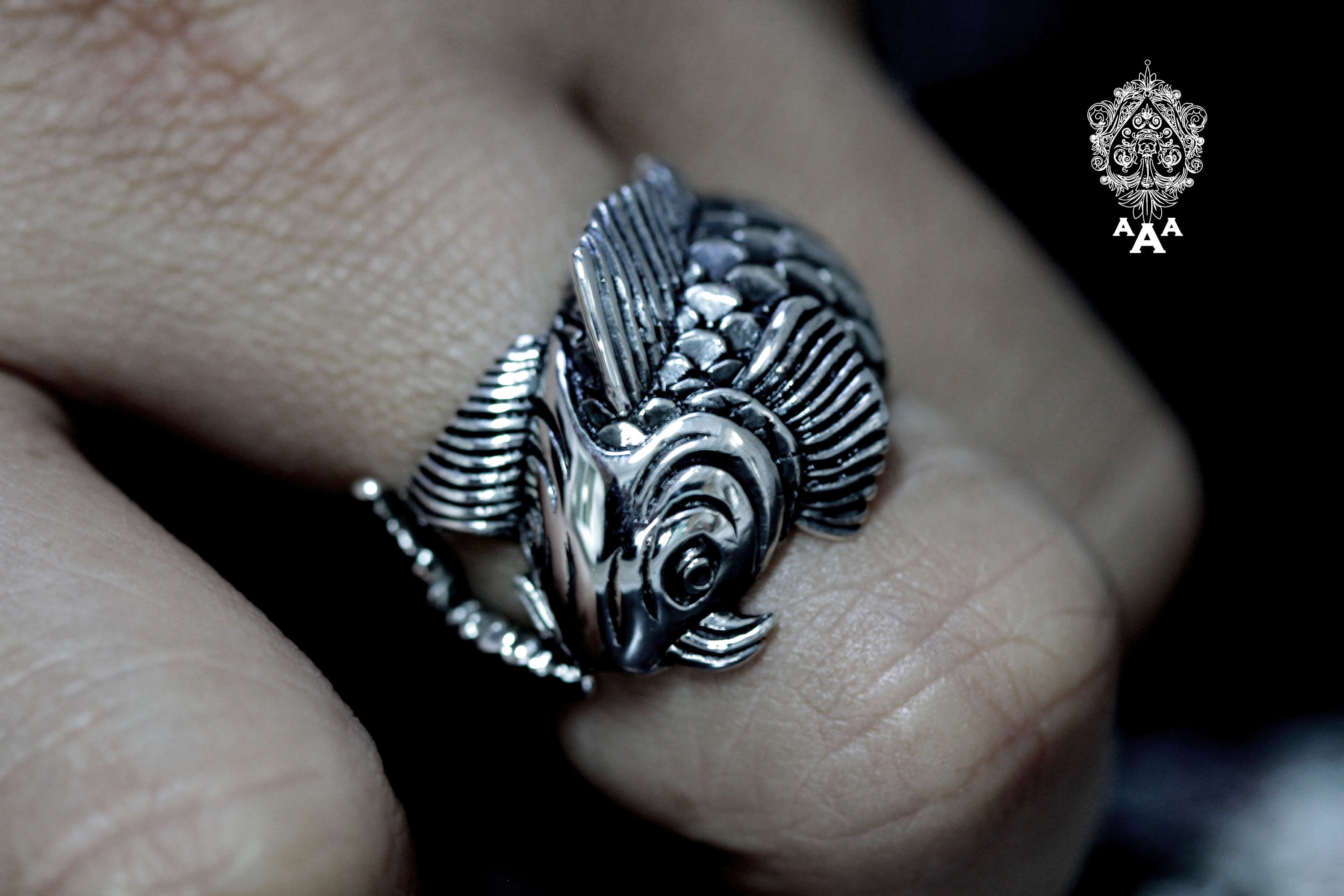 Koi Fish Ringsilver Koi Ringfish Ringsterling Silver 925 - Etsy