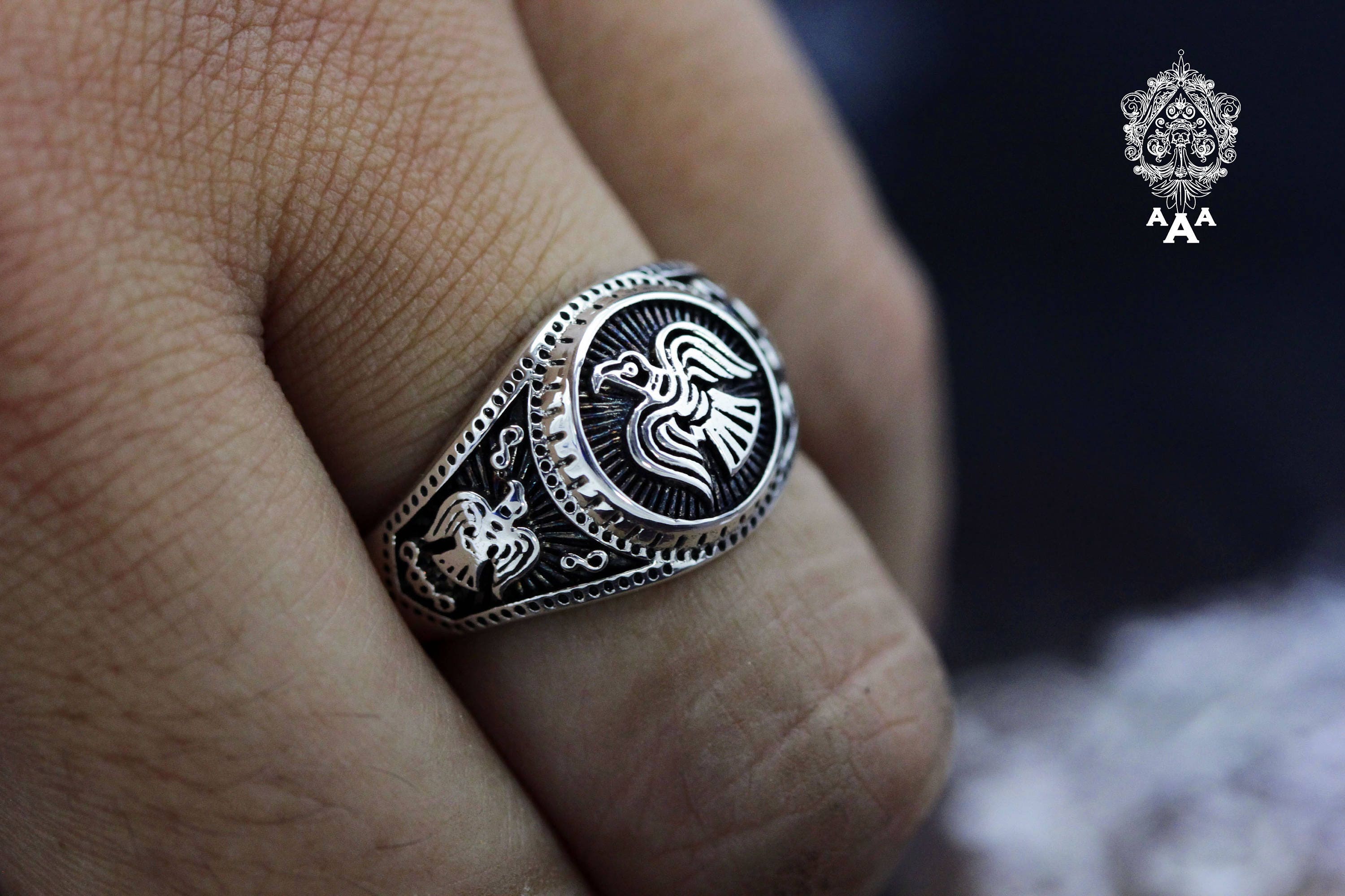 Women Viking Raven Ringraven Viking Ringsterling Silver | Etsy