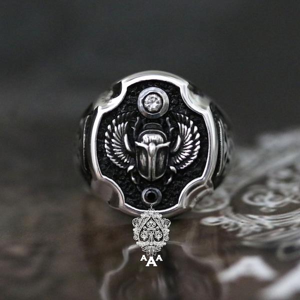 Scarab Ring - Etsy