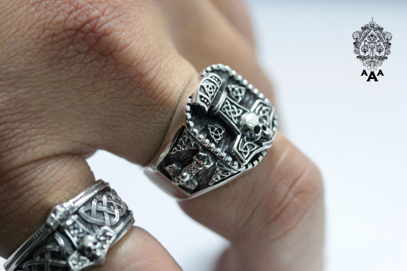 Thors Ring thor's Hammer Ringmjolnir Viking Ringviking - Etsy