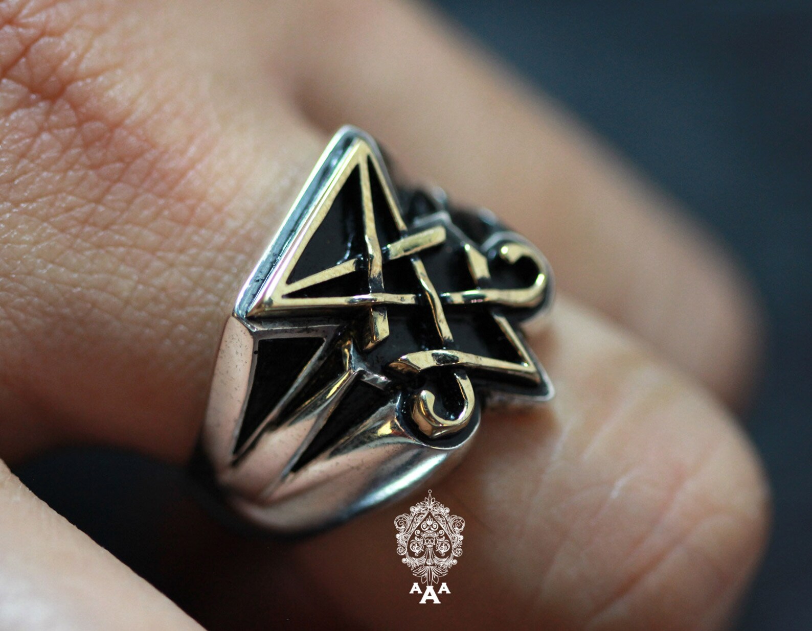 Sigil of Lucifer Ringsigil of Lucifer Signet Ringsilver - Etsy