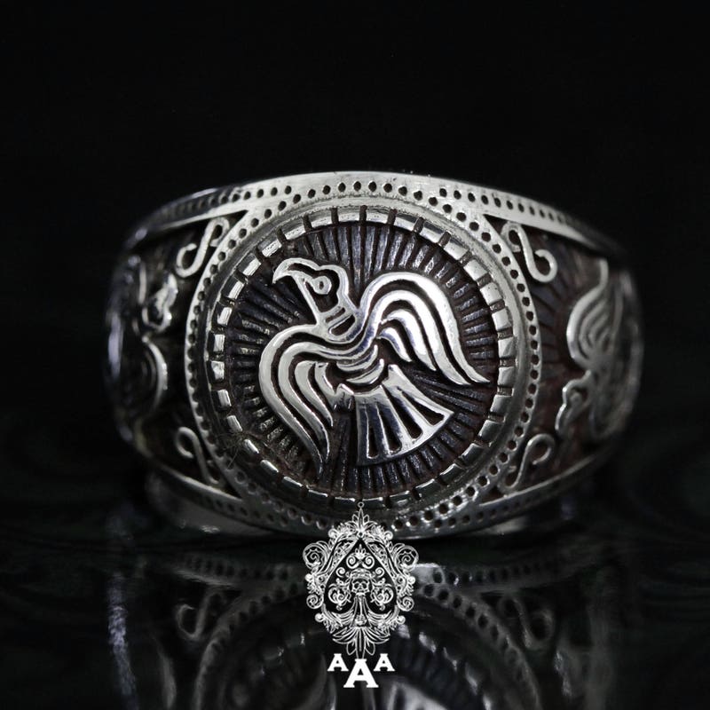 Raven Wedding Ring - Etsy
