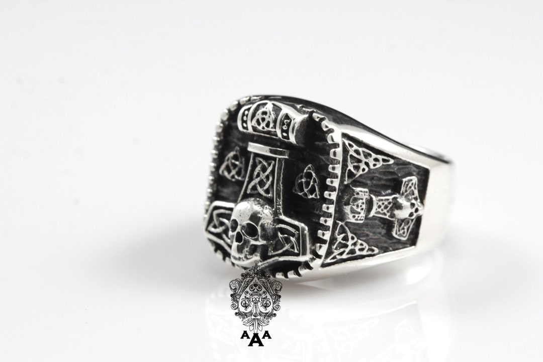 Thors Ring ,thor's Hammer Ring,mjolnir Viking Ring,viking Ring,viking ...