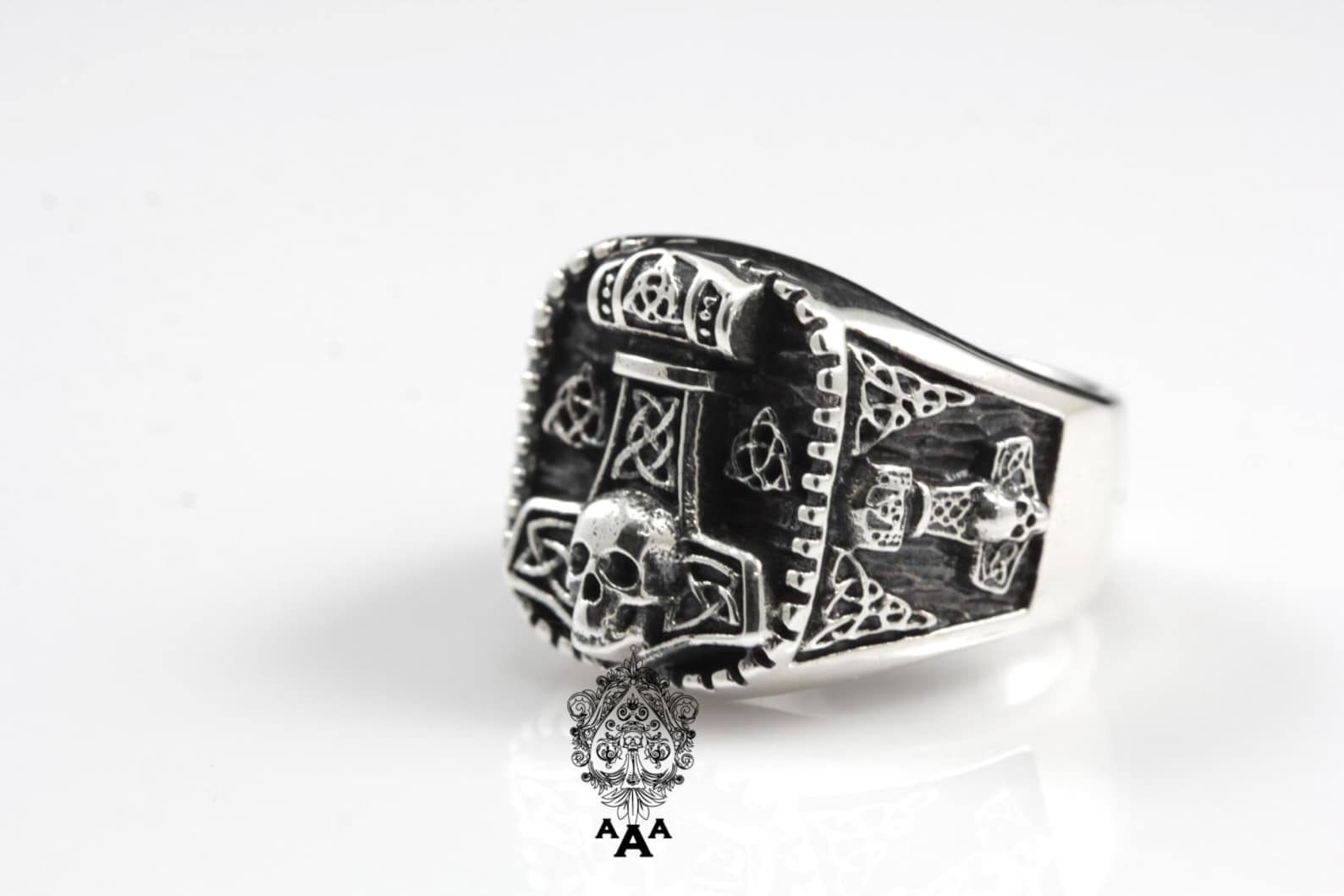 Thors Ring thor's Hammer Ringmjolnir Viking Ringviking - Etsy