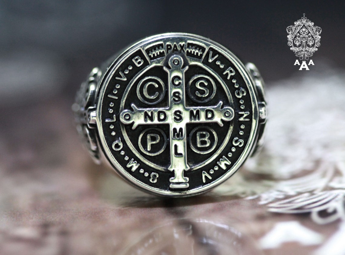 Exorcism Ringbenedict Exorcism Ringsaint Benedict Exorcism | Etsy