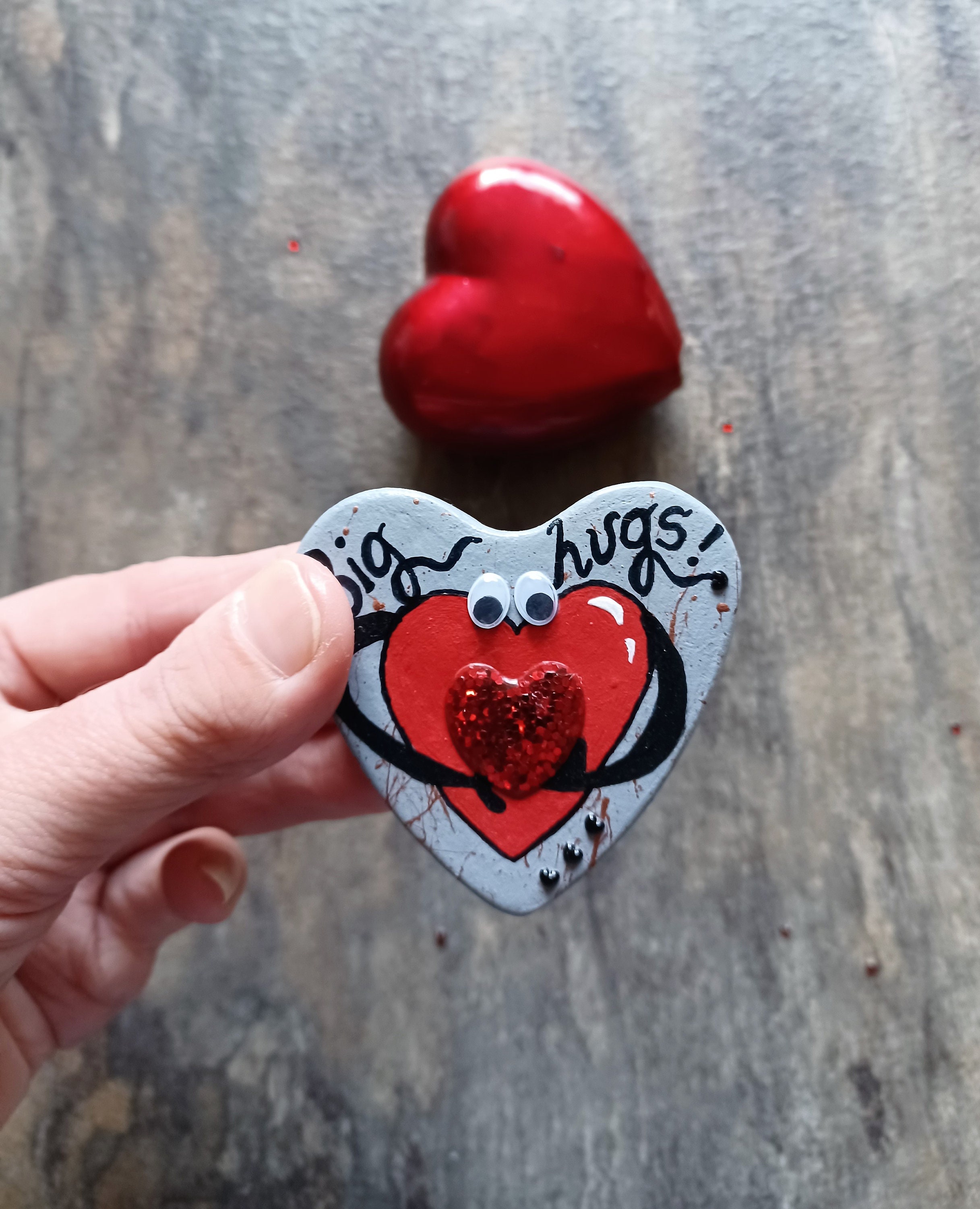 Pocket Hug Pebble Funny Hugs Gift Hug Token Worry Stone - Etsy UK