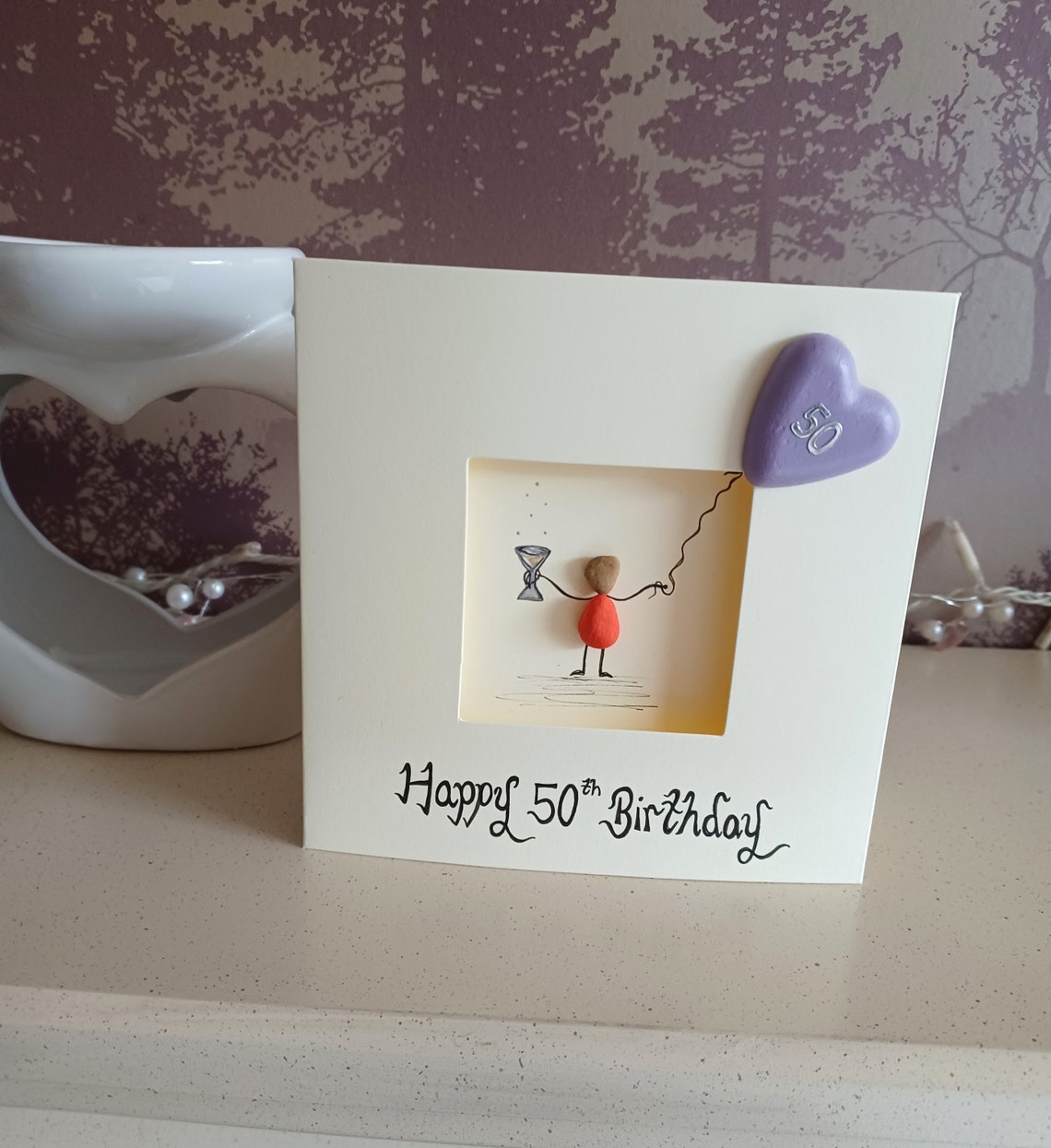 50th Birthday Card, Personalised 50th Birthday Card, 50th Card for Her ...