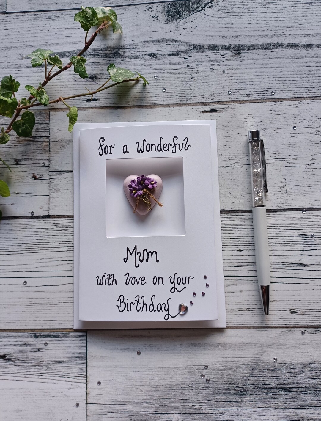Mum Birthday Card, Card for Women, Special Mum Birthday Card, Floral ...