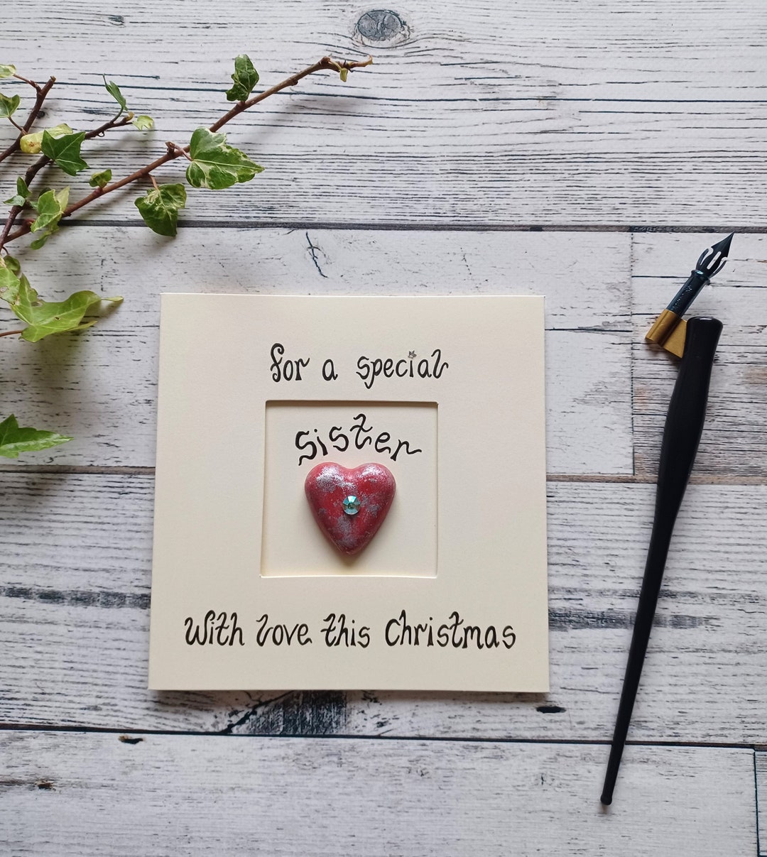 Sister Christmas Card Christmas Card for Special Sister - Etsy UK