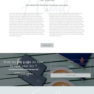 Blue Divi Wordpress Child Theme Builder Layout Business Entrepreneur Custom Website - Etsy