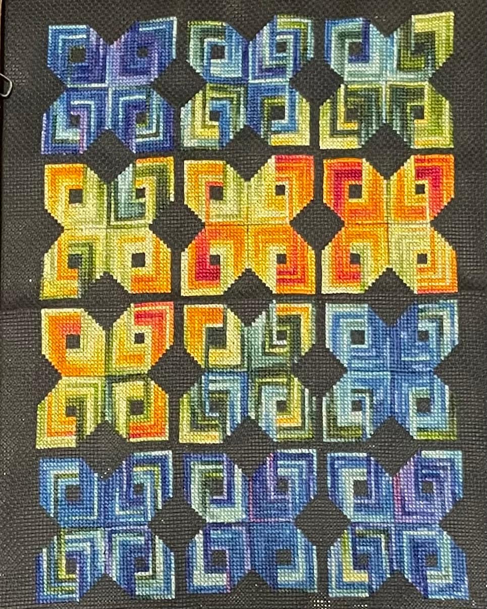 GIFT PATTERN | Cross-stitch Heatmap Pattern: Customized Weather ...