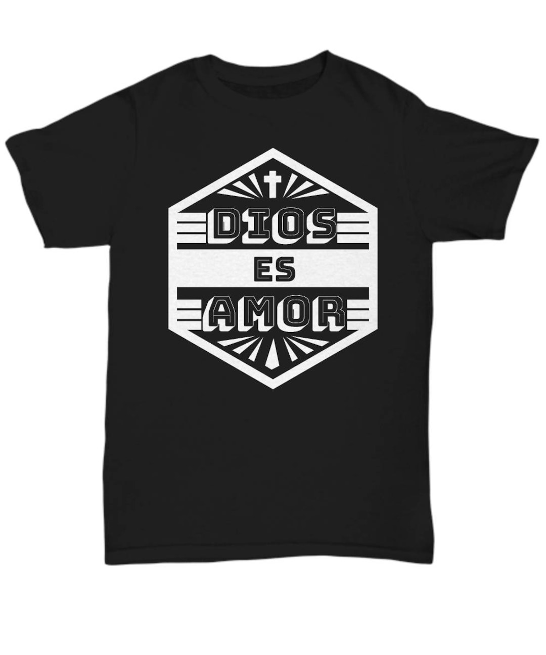 Dios Es Amor God is Love Spanish Espanol Christian T Shirt Black - Etsy