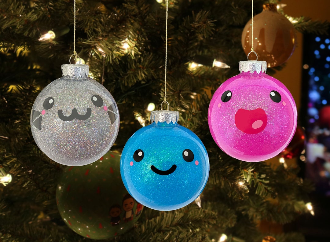 Slime Inspired Game Ornament, Cat Slime, Pink Slime, Water Slime ...