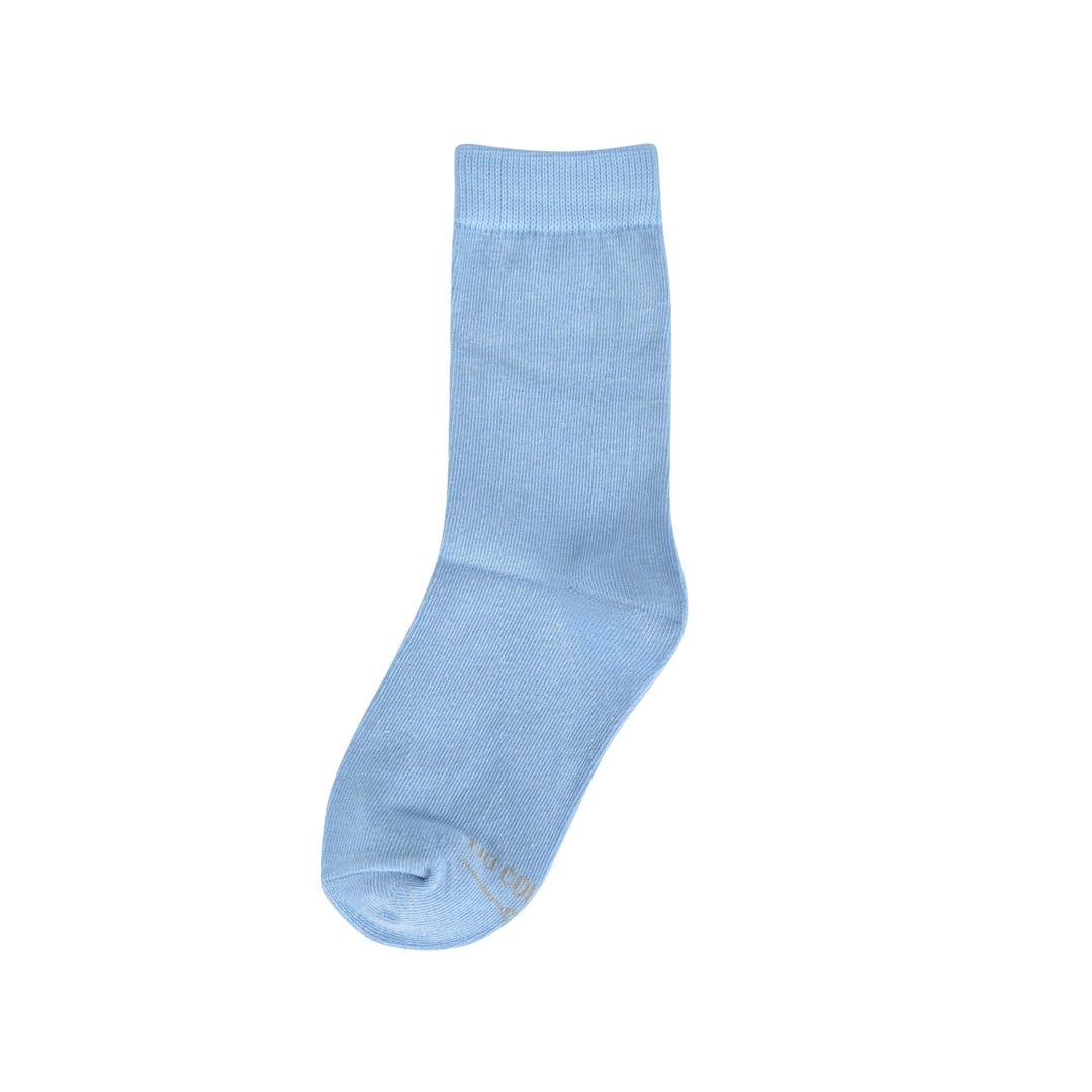 Sky Blue Kids Socks for Ring Bearers, Solid Sky Blue Socks for Wedding ...