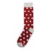 Burgundy Socks Groomsmen Multi Pack, Burgundy White Polka Dots Socks ...