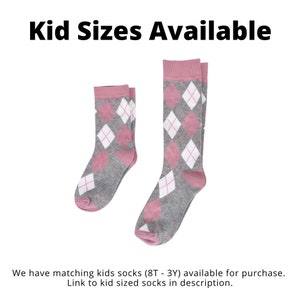 Dusty Rose Argyle Groomsmen Socks, Dusty Rose Socks for Wedding Party ...