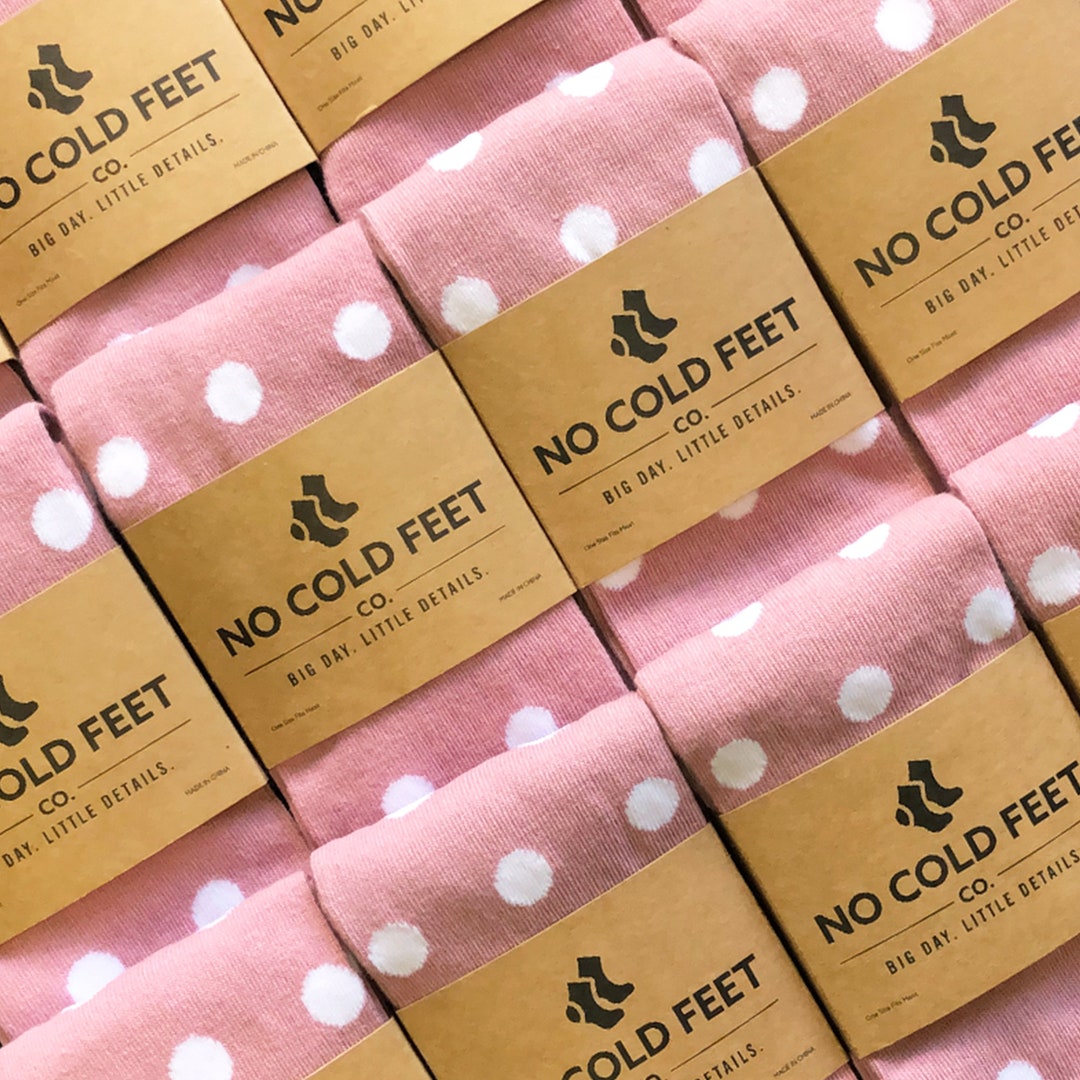 Dusty Rose Groomsmen Socks Multi Pack, Dusty Rose Polka Dot Socks for ...
